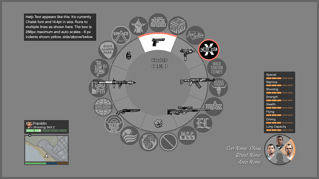 Early UI images from the UI designer of GTA 5 - UI/2D Assets - rage.re